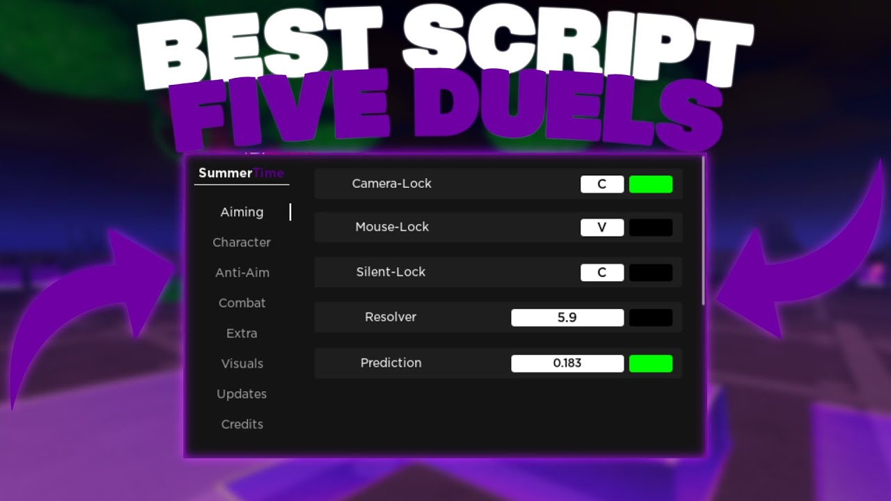 The *BEST* Five Duels Script 🎯 | Silent Aim, Aimlock, & Much More ...