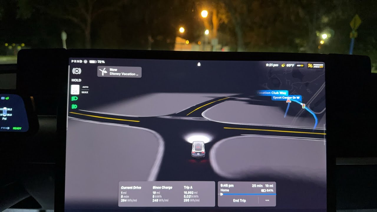 Tesla Model Y FSD Hands Free - Disney World to Home (12.4.5) - YouTube