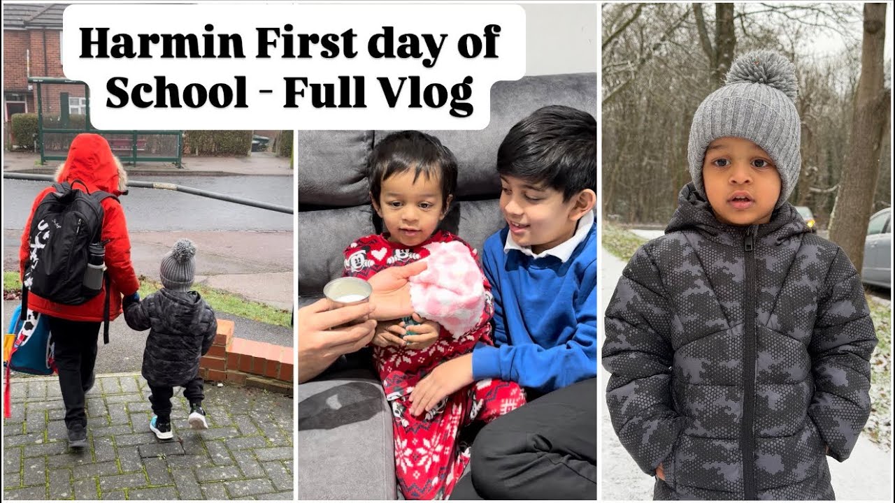 Harmin First day of School - Full Vlog - YouTube
