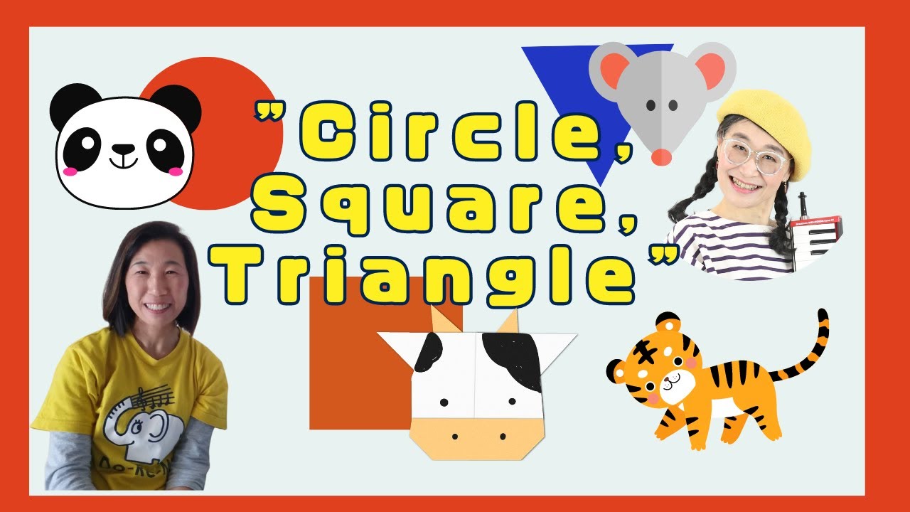 英語の歌【Circle, Square, Triangle】 - YouTube