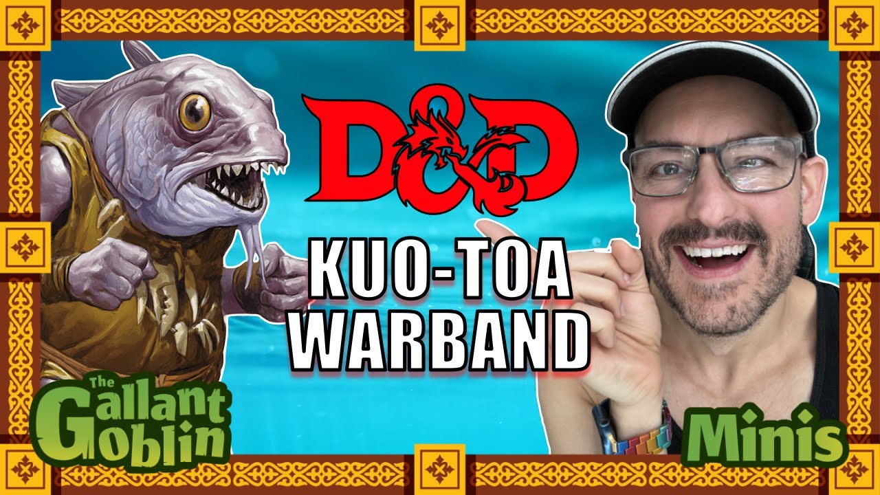 Kuo-Toa Warband Review (WizKids) - YouTube