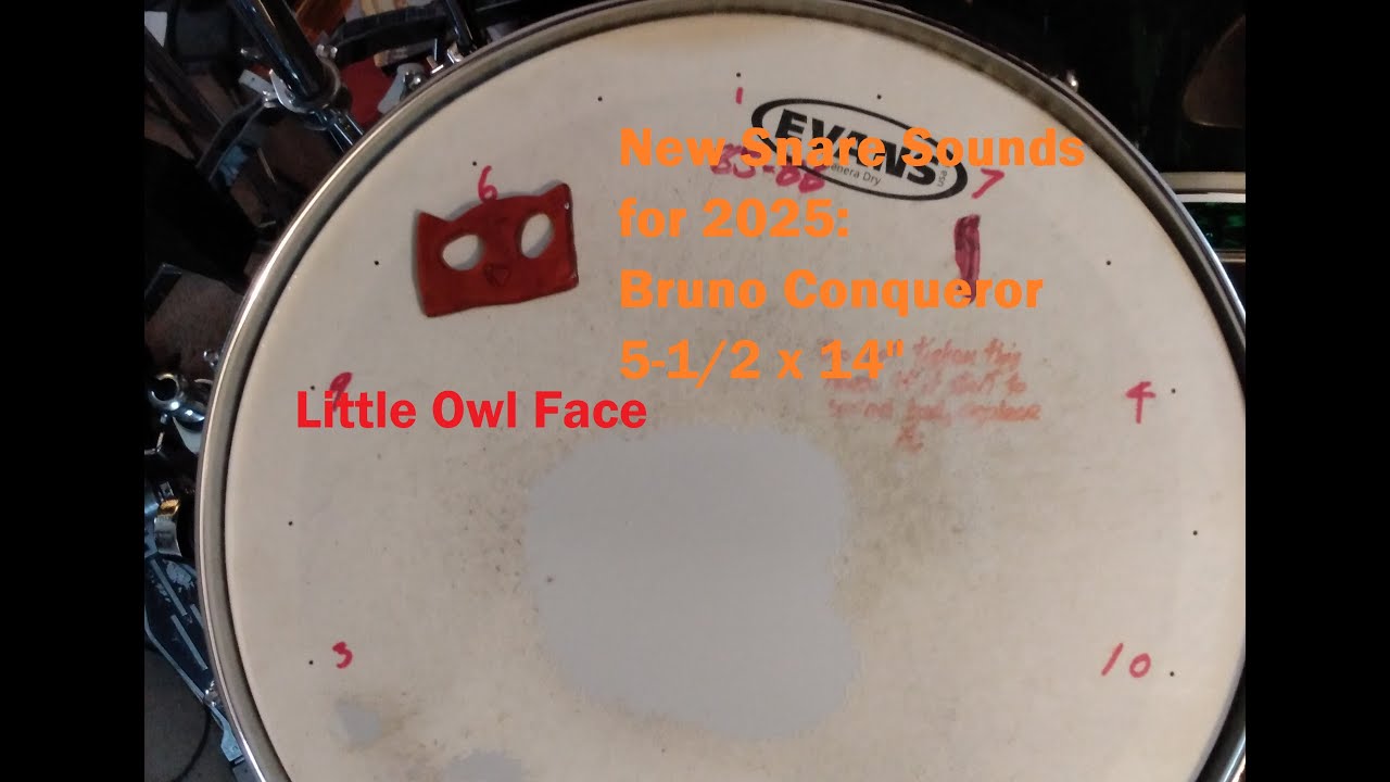 Bruno Conqueror 5.5x14" MIJ Metal Snare: Sound 17 by Dan Wangerin - YouTube