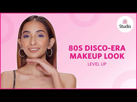 80s Disco Makeup Tutorial (2022) | Level Up | #VintageMakeup - Myntra Studio