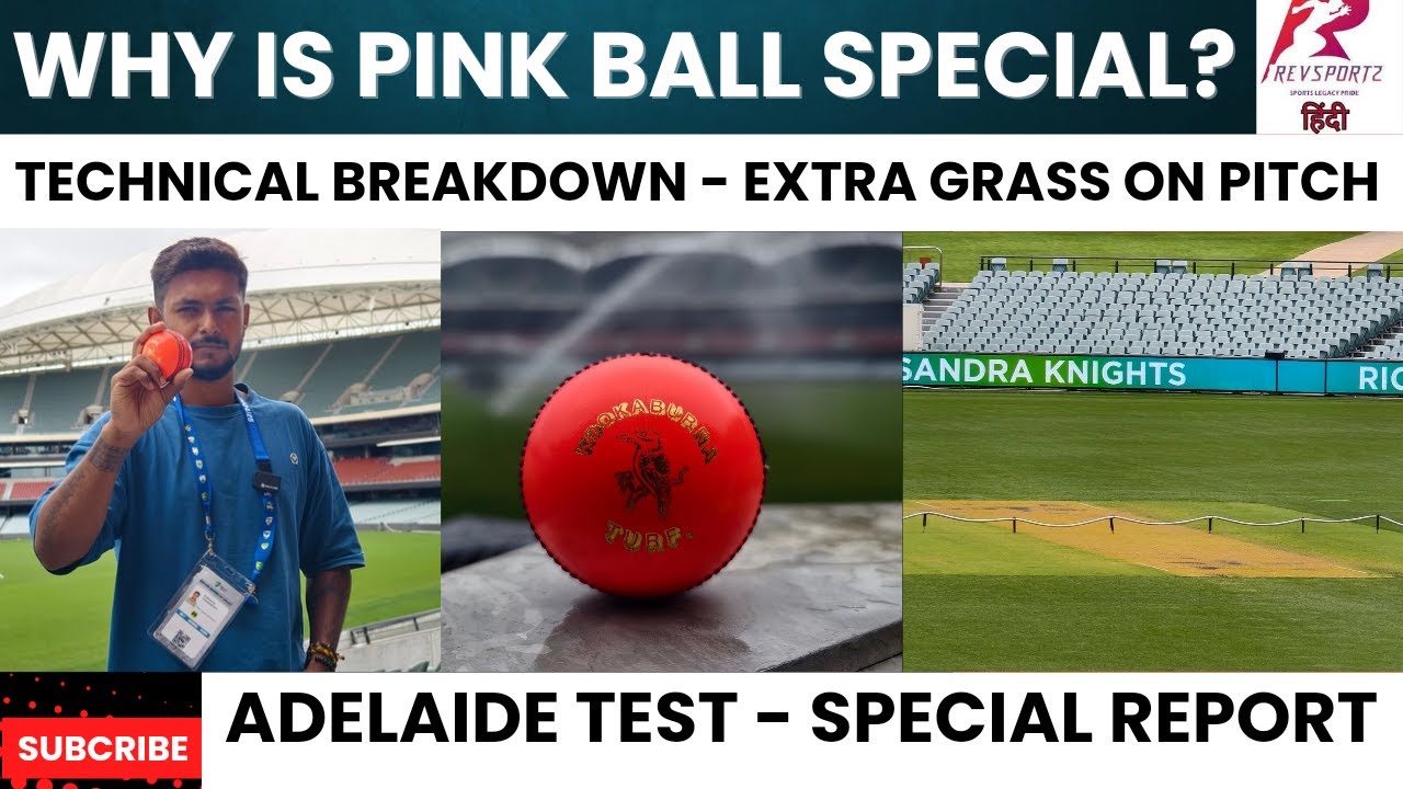 Pink Ball Test: Technical Breakdown -Why Extra Grass on Pitch - Pink ...