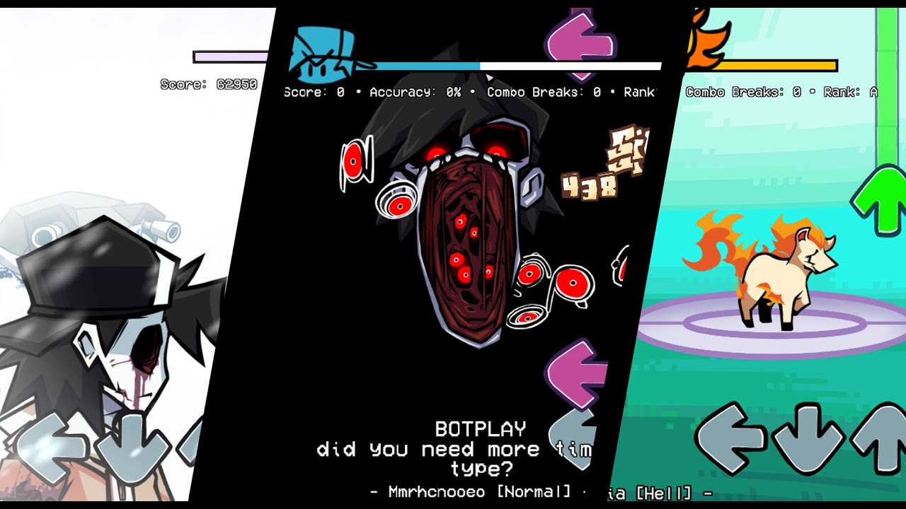 FNF: Hypno's lullaby v2 General Port Preview Amusia hell,Frostbite hell ...