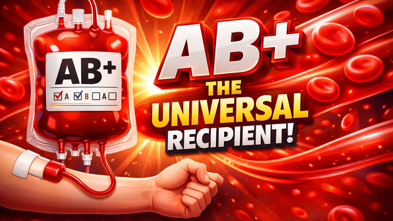 AB+ Blood Type: The Only Universal Recipient - YouTube