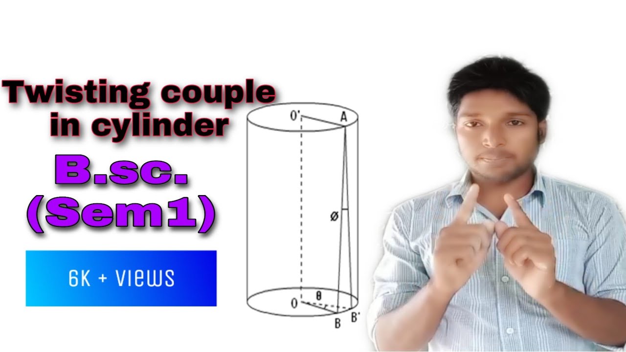 Twisting Couple On a Cylinder (sem 1)|Torosional rigidity||Angle of ...