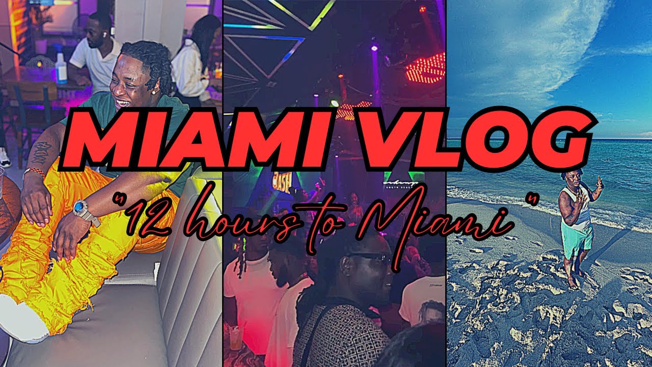MIAMI Vlog “12 hours To Miami” Ep. 1 - YouTube
