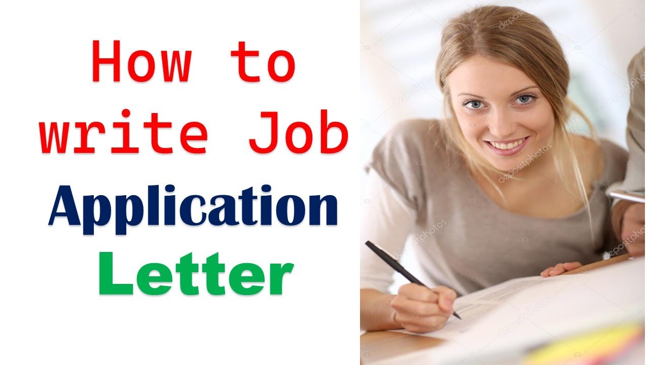 how to write job application in english || job application format - YouTube