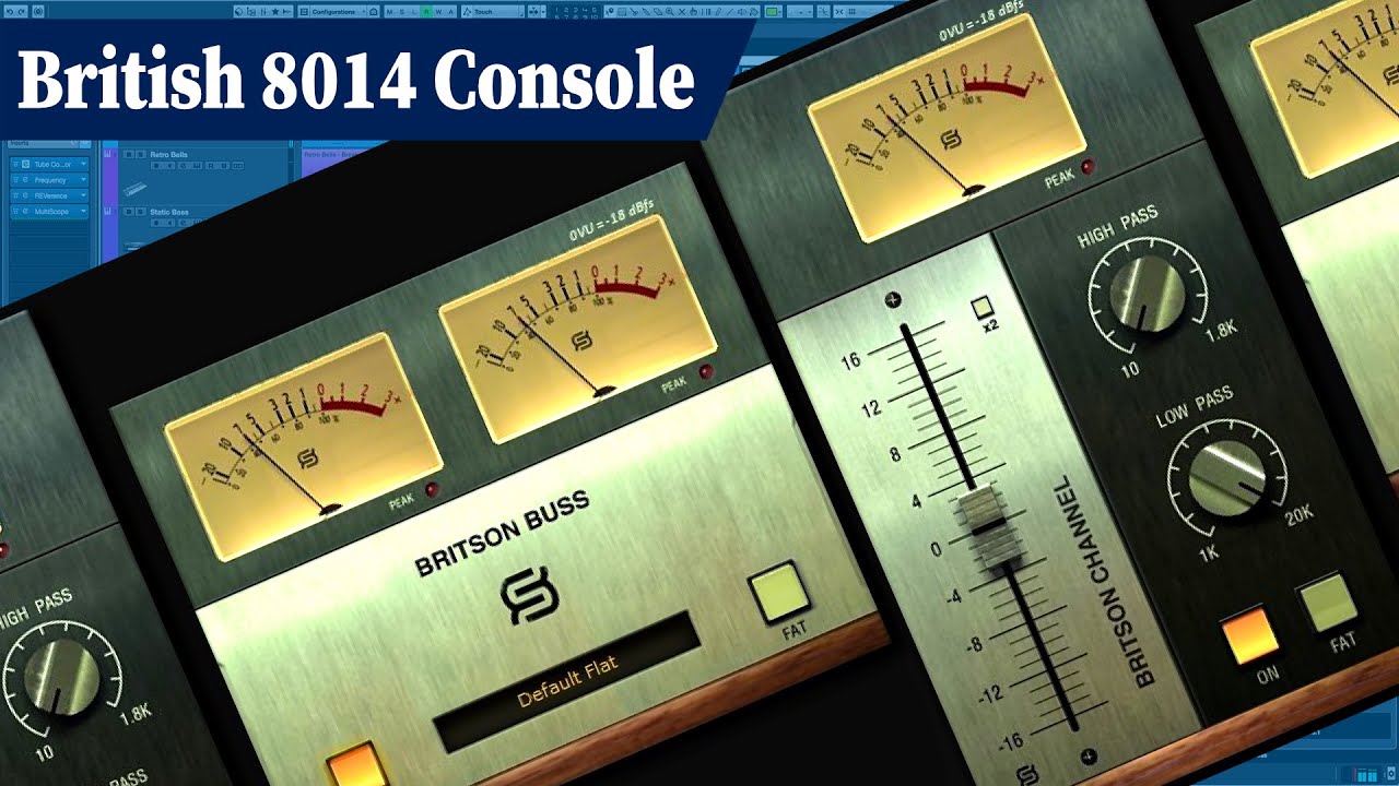 Sonimus Britson - British 8014 Console Emulator Plugin - YouTube