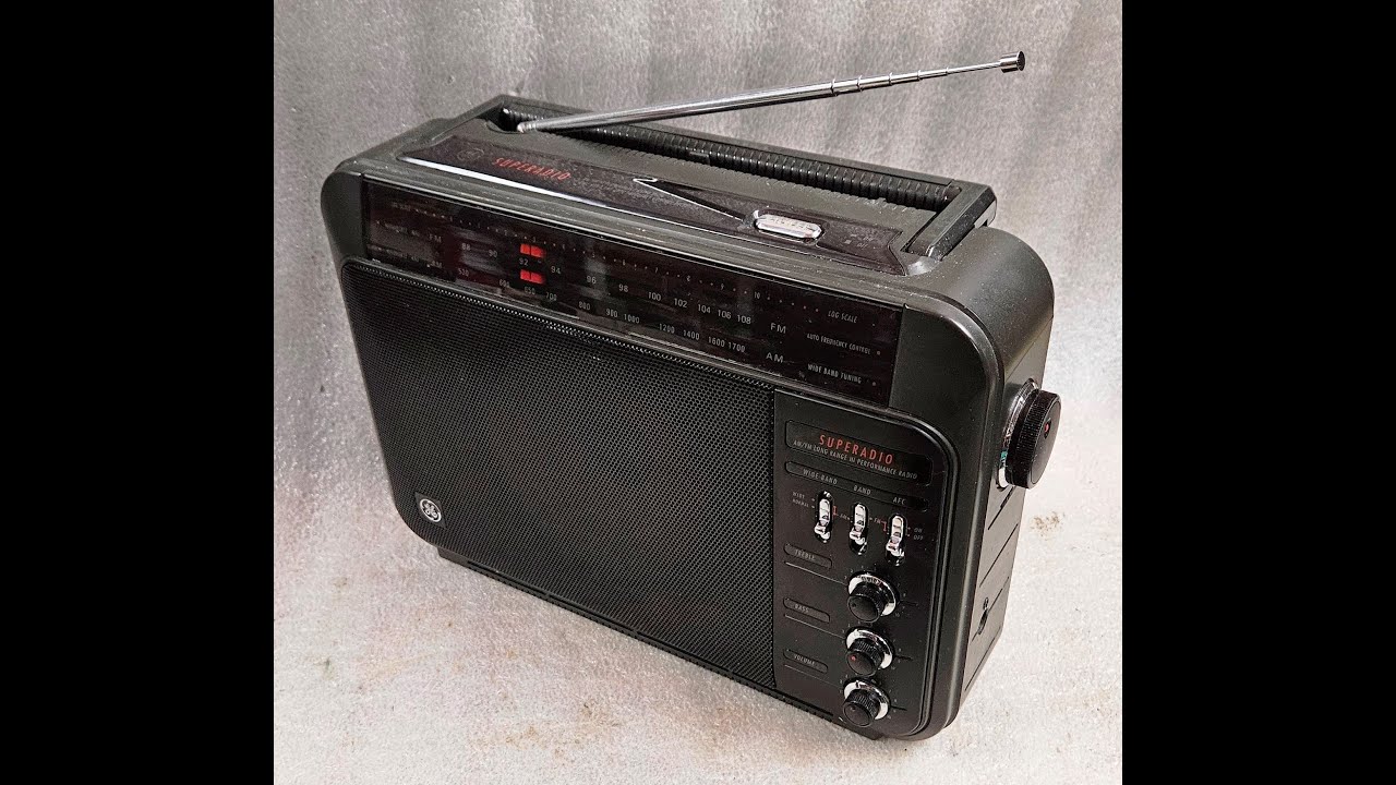 General Electric Superadio Long Range AM FM GE Super Radio III 7 2887 ...