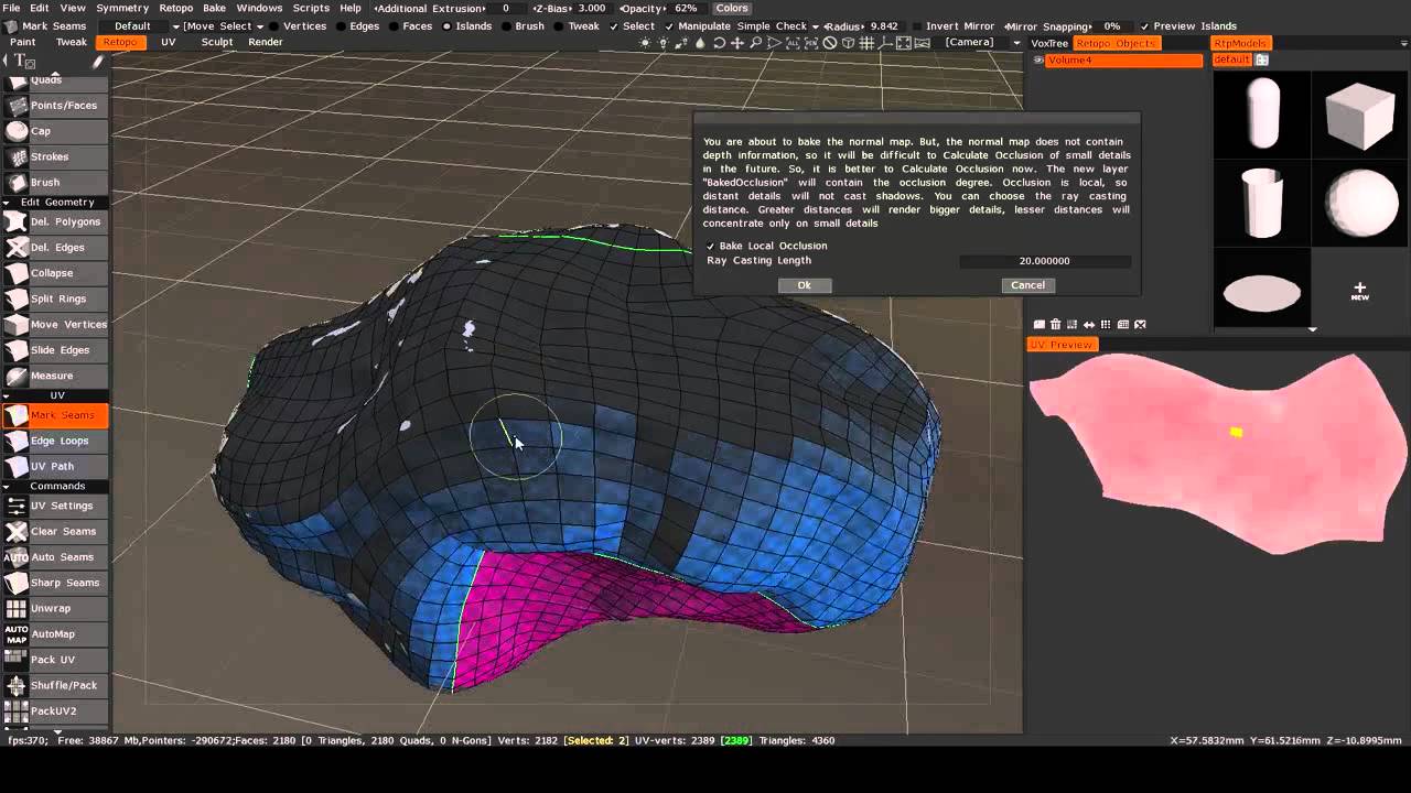 Welcome To 3d Coat Part 18 Texture Baking Youtube