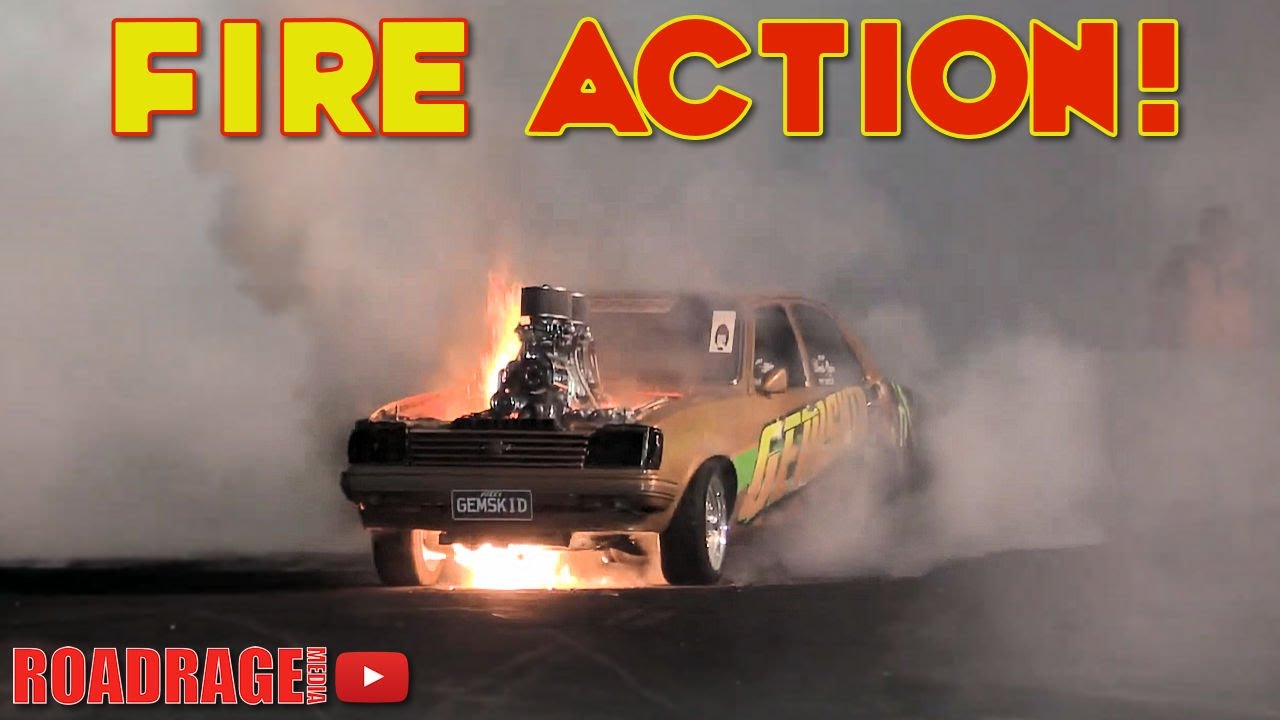 Burnouts - BLOWN Engines, TIRE Fires, RIM Bashing & sparks! - YouTube