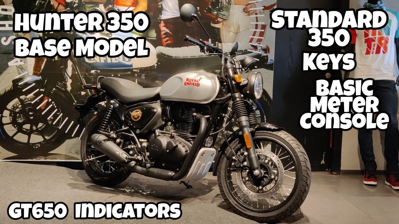 Royal Enfield HUNTER 350 Base Model | Bullet 350 Standard Keys | Spoke ...