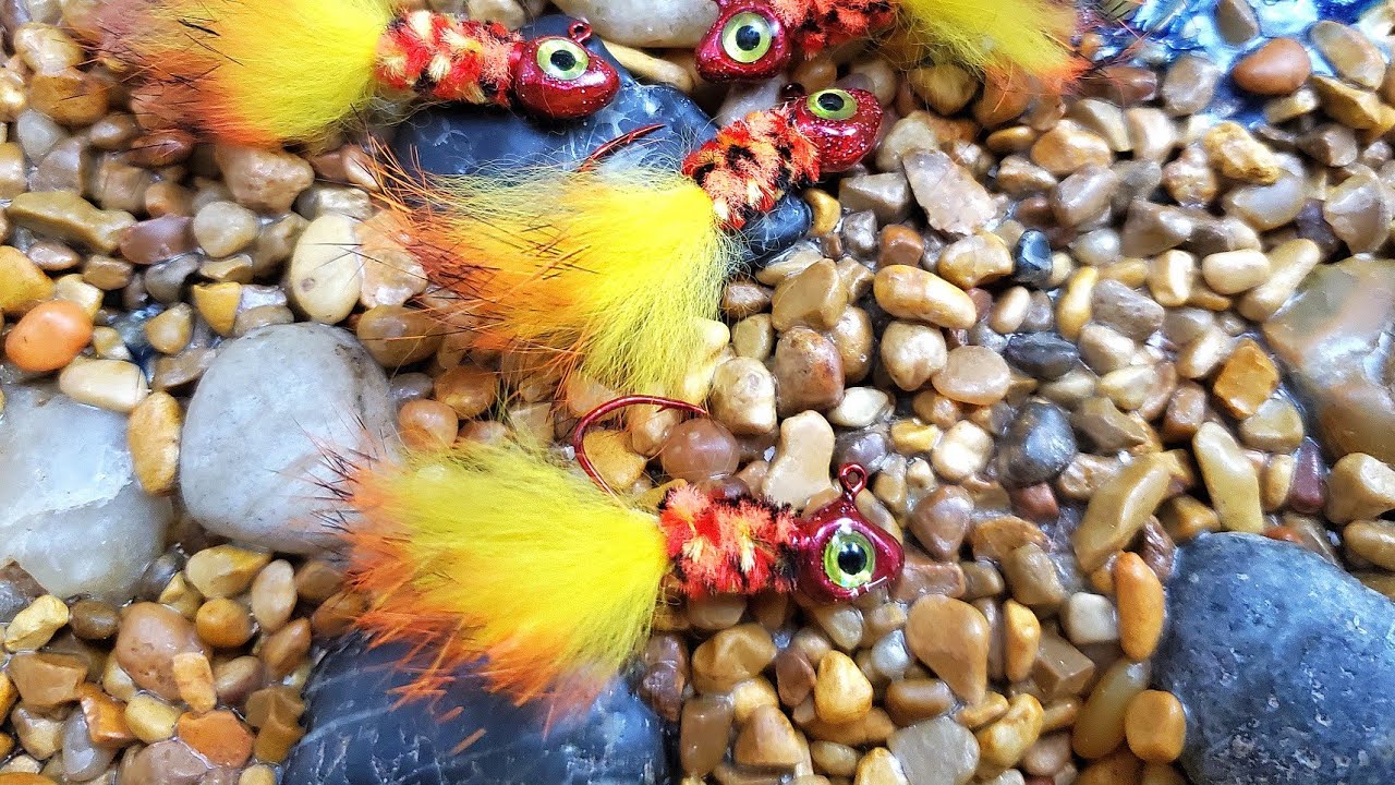 "Fire Tiger" Crappie Jig - YouTube
