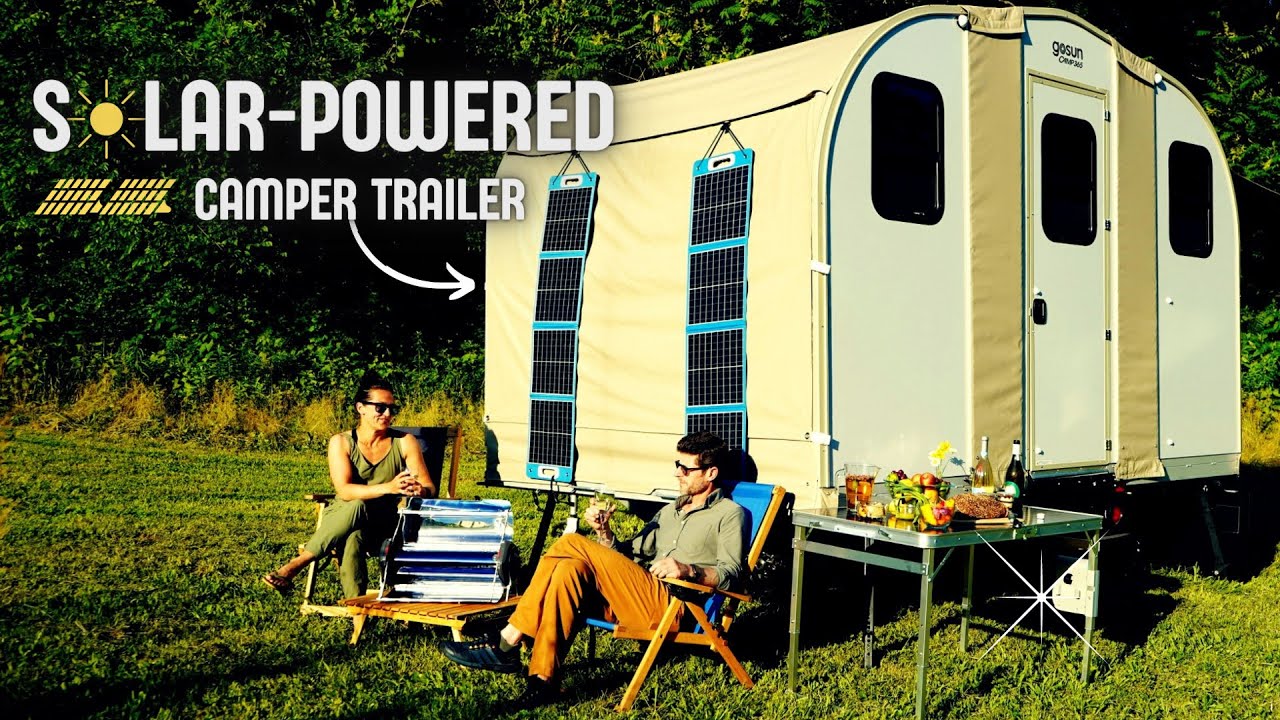 Solar-powered Camper Trailer - YouTube