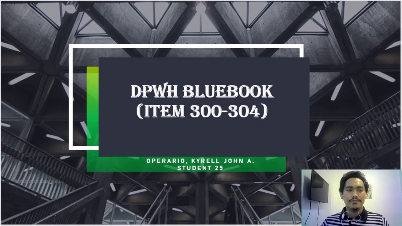 STUDENT 25 - DPWH BLUEBOOK ITEM (300-304) - YouTube