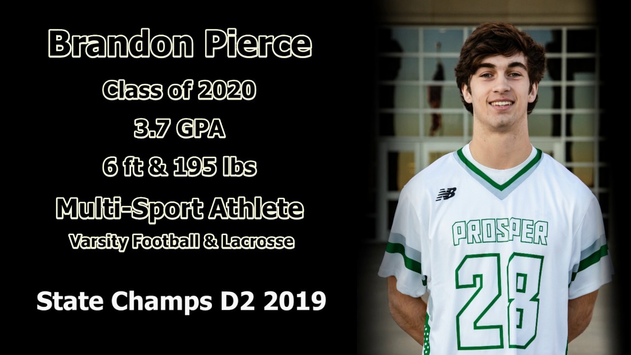 Brandon Pierce 2020 Lacrosse Highlights 2019 Season - YouTube