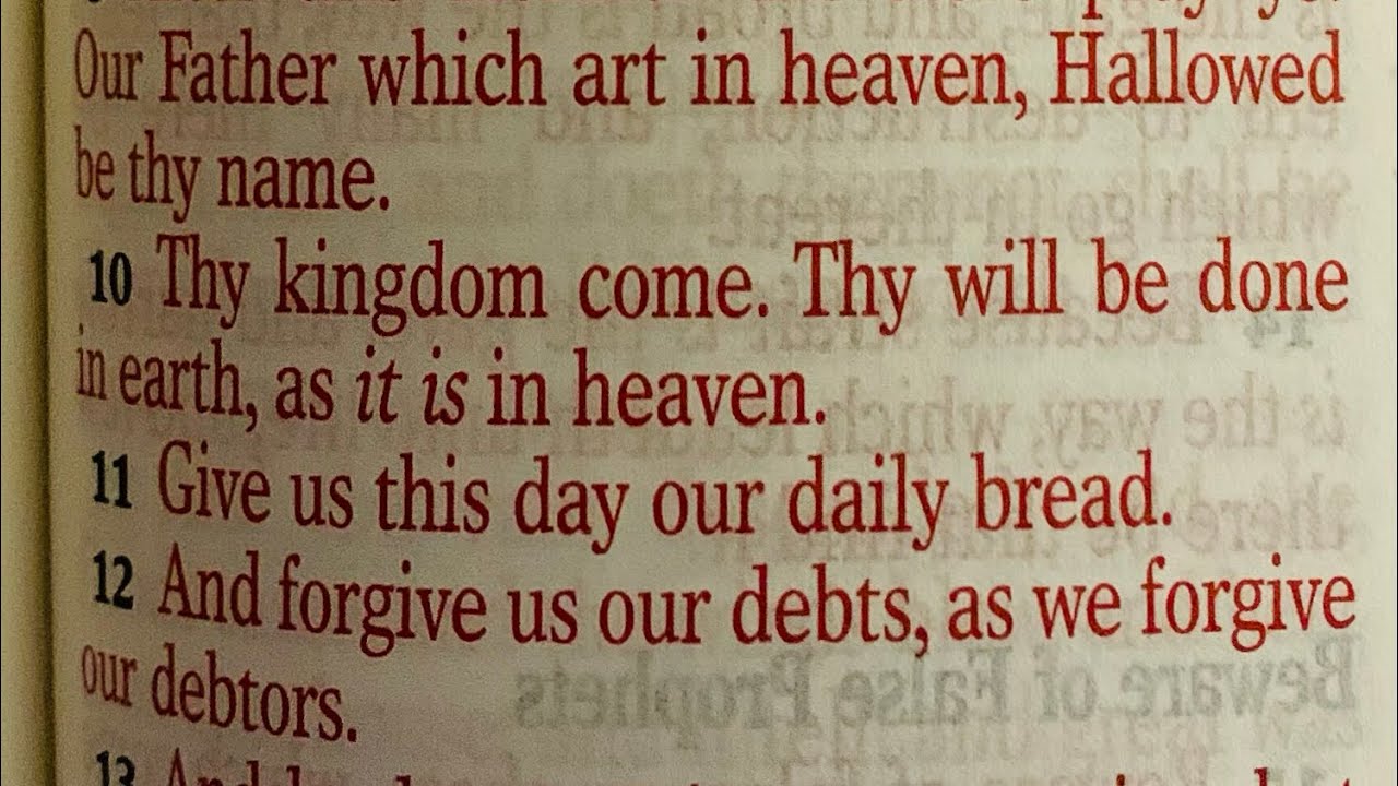 The Lord’s Prayer 🙏🏽 Our Father Which Art in Heaven 🤲 Hallowed be Thy ...