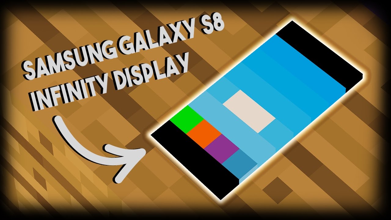 Minecraft - How To Make A Samsung Galaxy s8 with Infinity Display - YouTube
