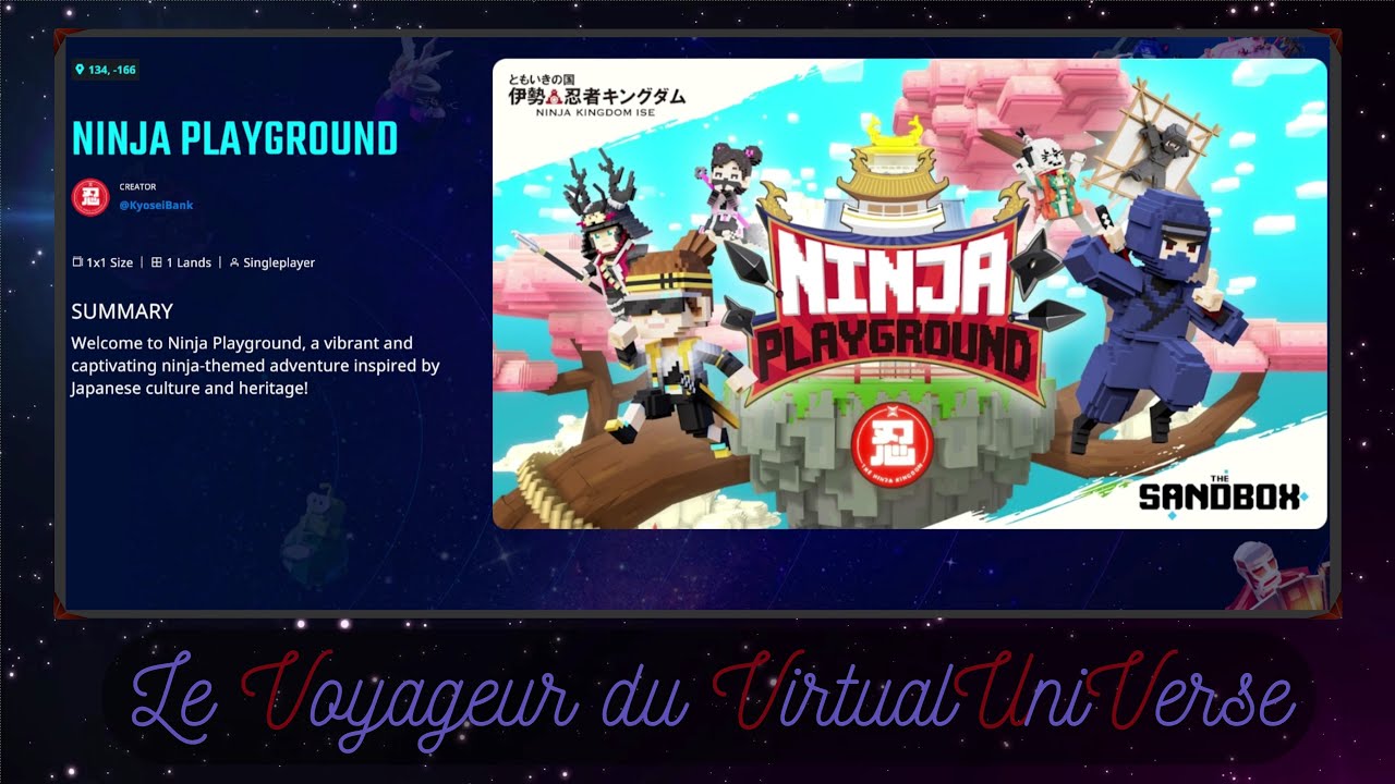 RUN - Ninja Playground - The Sandbox - All Quests - YouTube