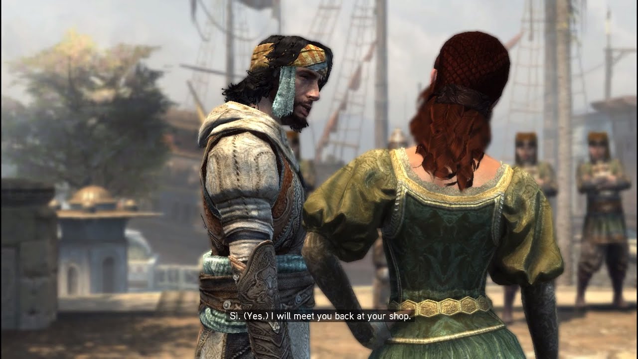 Yusuf Flirts with Sofia........ AC Revelations - YouTube