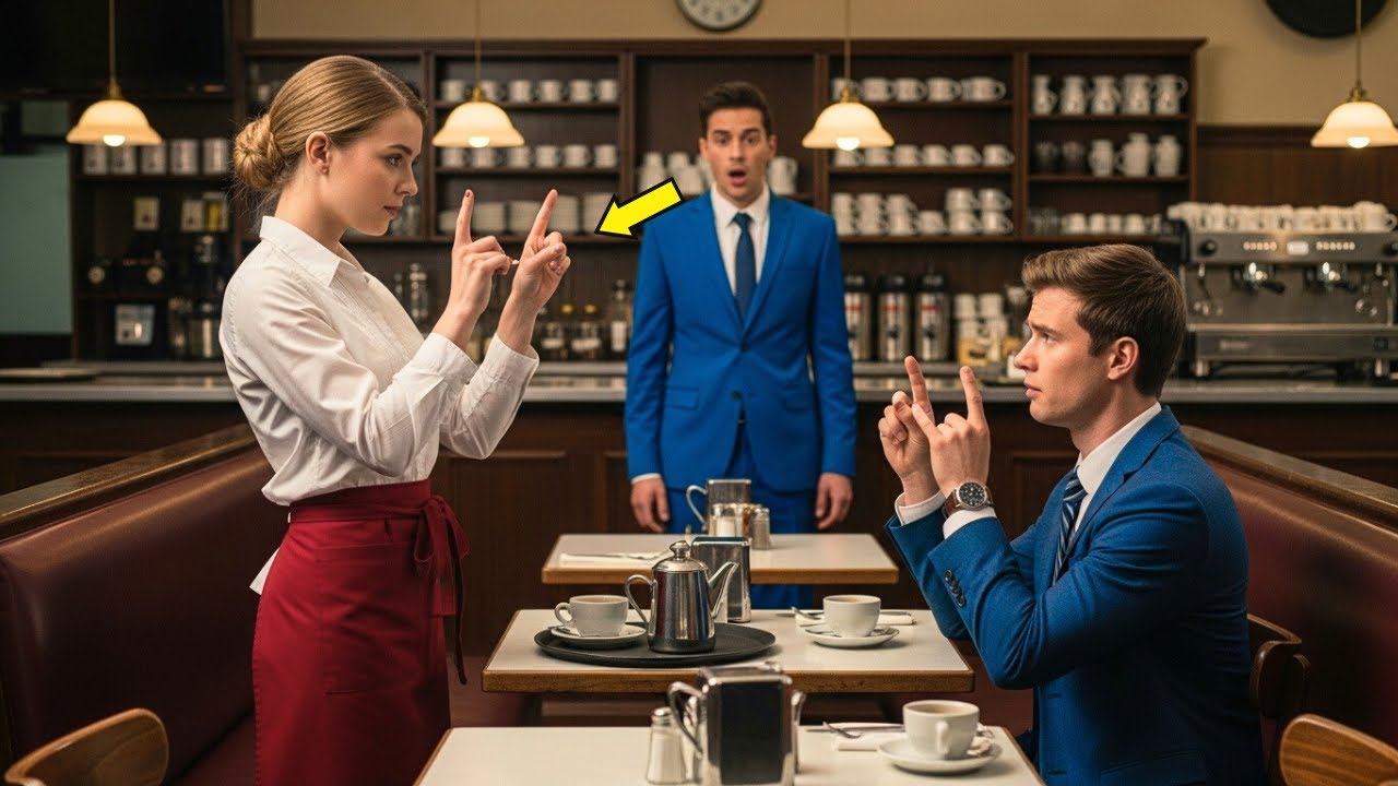 Shy waitress greets a deaf customer in sign language, unaware the CEO ...
