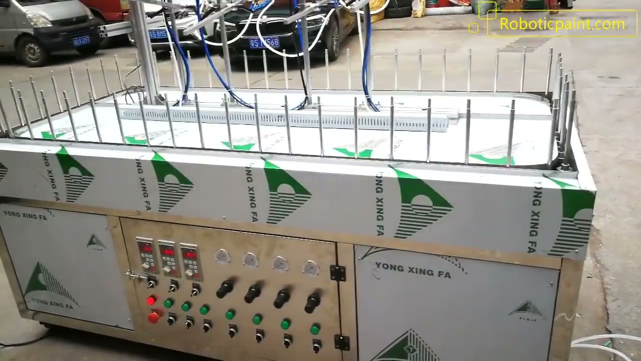 Chain on Edge Mini Paint Sprayer in Test Model - YouTube