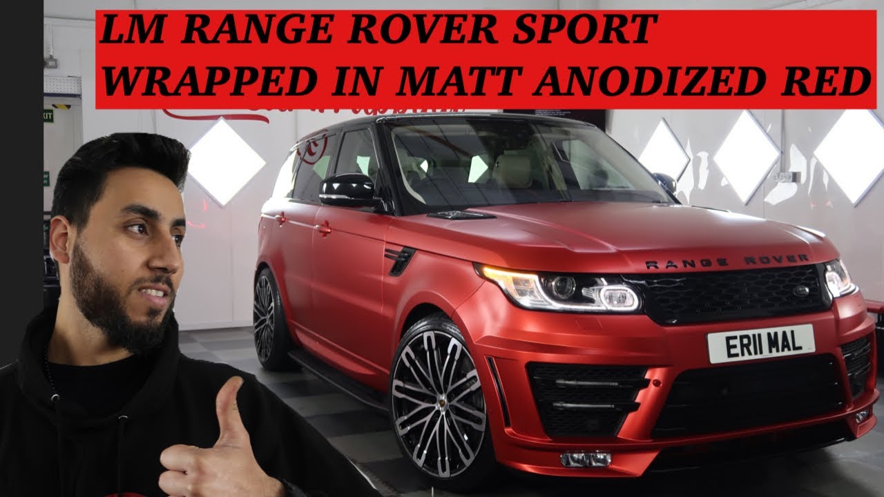 LM RANGE ROVER WRAPPED IN MATT ANODIZED RED / THE BEST LOOKING WRAP ...