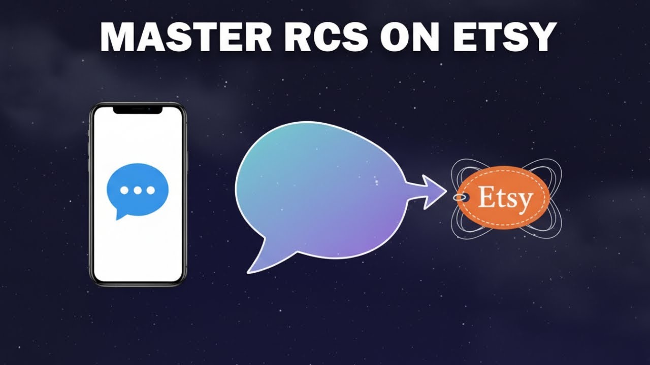 How to RCS Messaging on Etsy - step by step - YouTube