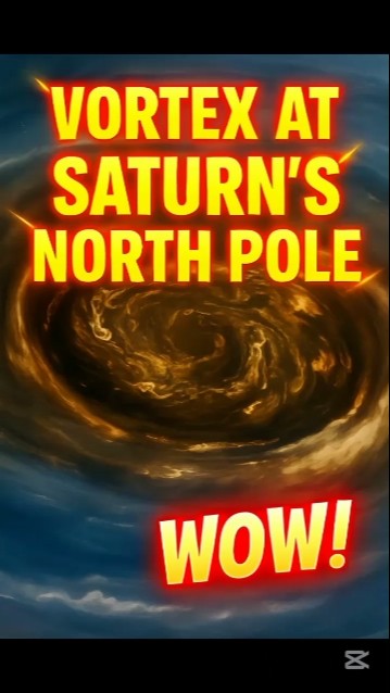 Vortex at Satrun's North pole.🪐😱😱#shorts #satrun#shorts #shortsfeed ...
