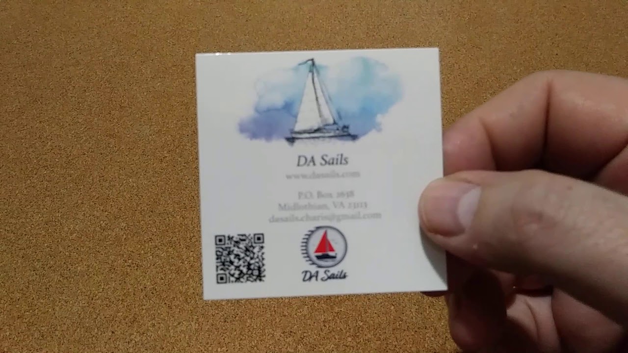 Some mail from DA Sails. - YouTube