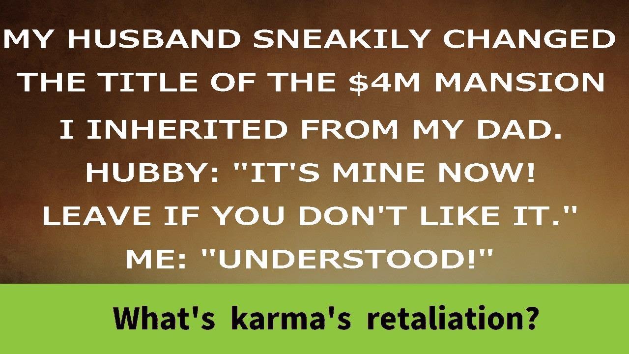 My husband secretly altered the ownership of the $4M mansion gifted by ...