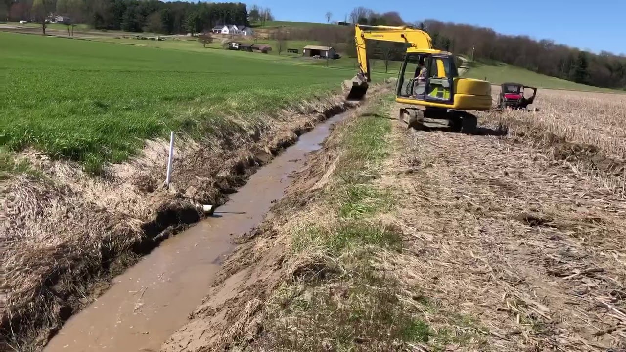 Cleaning Ditches - YouTube