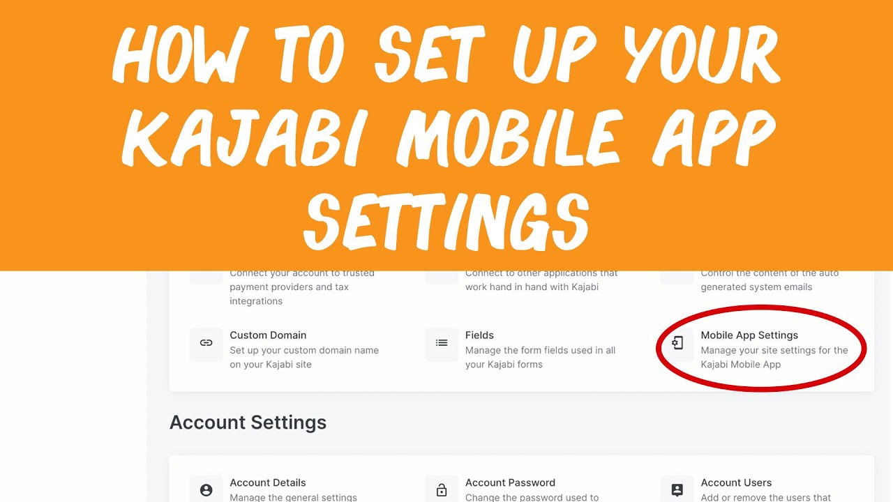 How To Set Up Your Kajabi Mobile App Settings (Travel Lifestyle Course ...