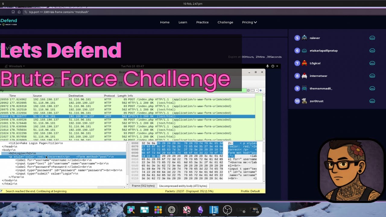 LetsDefend Brute Force Challenge | SSH & RDP Attack Analysis (SOC Level ...