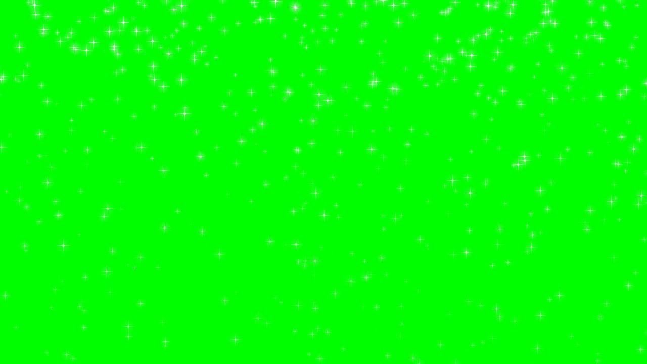 Stars falling over green screen - FREE 30 second animation - YouTube