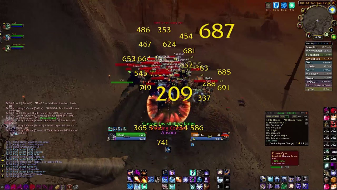 WoW Classic - (Phase 2) Wiping Ally Raid - YouTube