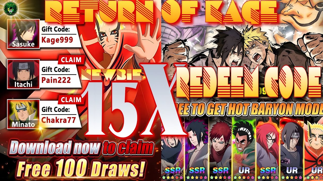 Return Of Kage 15X Redeem Code/ March Code 🎁 Free 600 Summon X10🔥Path To Supremacy - android/iOS ...
