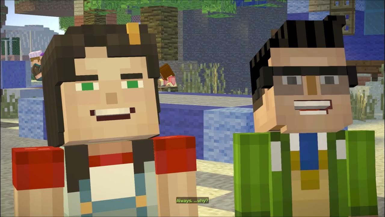 Minecraft Story Mode Season 2 Episode 1 Walkthrough (Female Jesse) V2 - YouTube