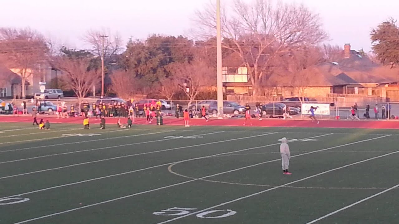 Richardson West junior high 7th girls 4x100 relay - YouTube