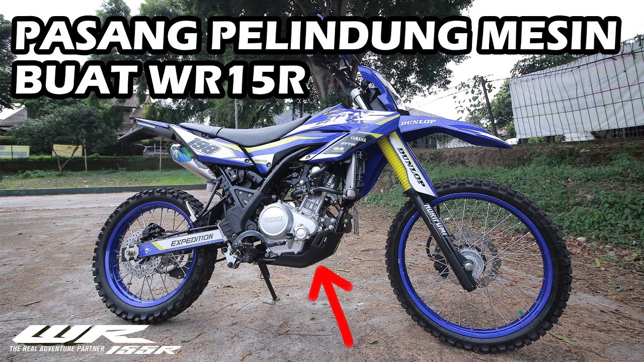 WR155R - PASANG ENGINE GUARD CRF 150L DI WR155R | #Motovlogindonesia # ...