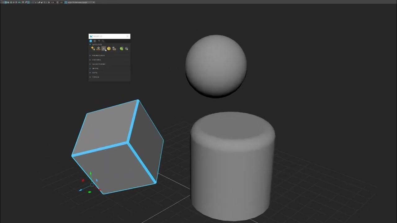 ModIt 3.0 HardSurface Modeling Script for Maya - 02 : Utilities - YouTube