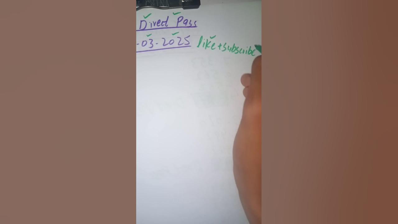 3d 16 03 2025 ချဲဂဏန်း ထိပ်စီးနဲ့အလယ်နှင့် ခွပူးဂဏန်းကောင်း နဲ့ ယူကစားကြပါနော် Youtube