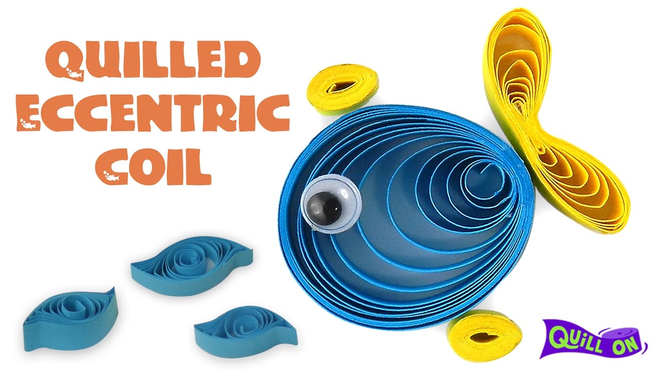 Quilling Techniues - Quilled Eccentric Coil - YouTube