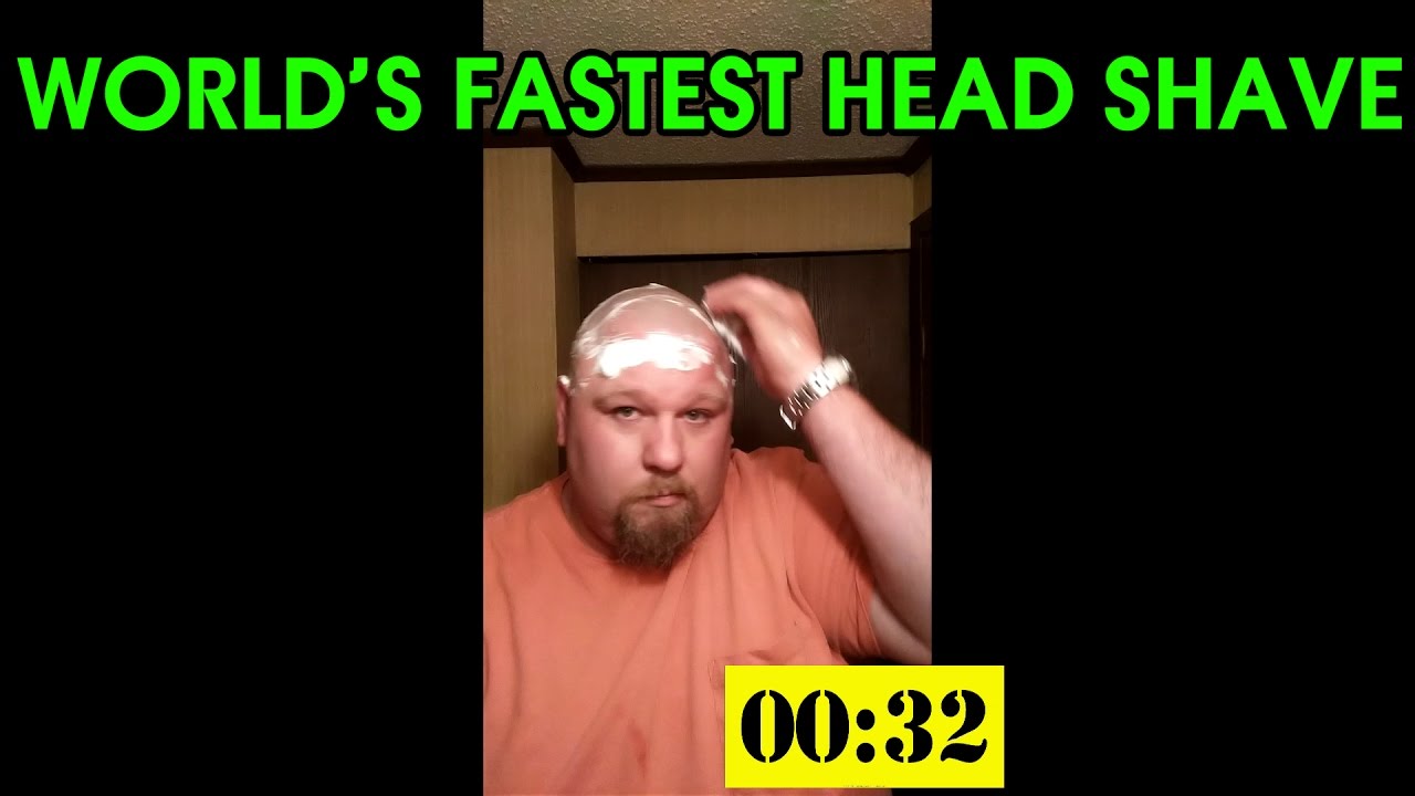 FASTEST Scalp Head Shaver Shave - YouTube