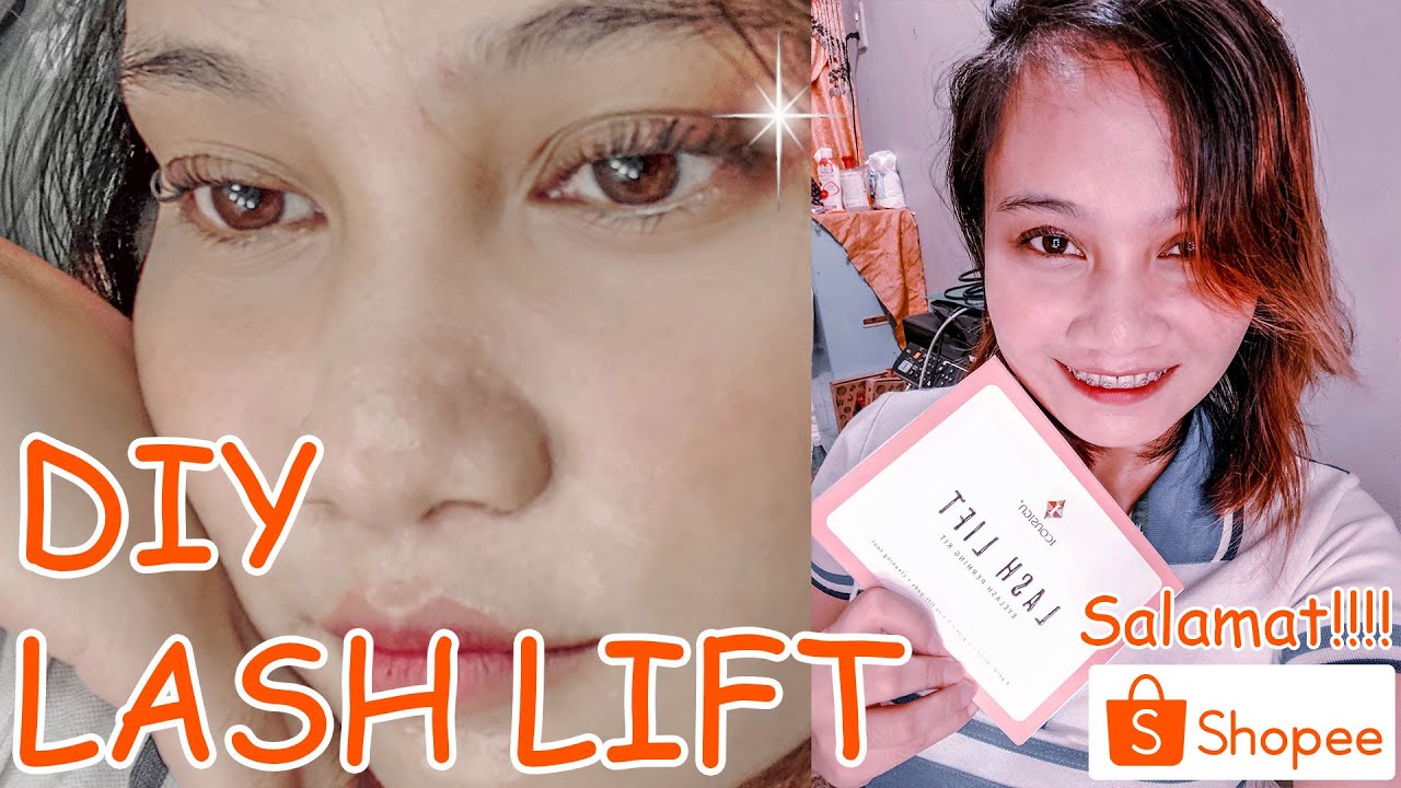 DIY LASH LIFT TUTORIAL | EYELASH PERM AT HOME | ICONSIGN - YouTube