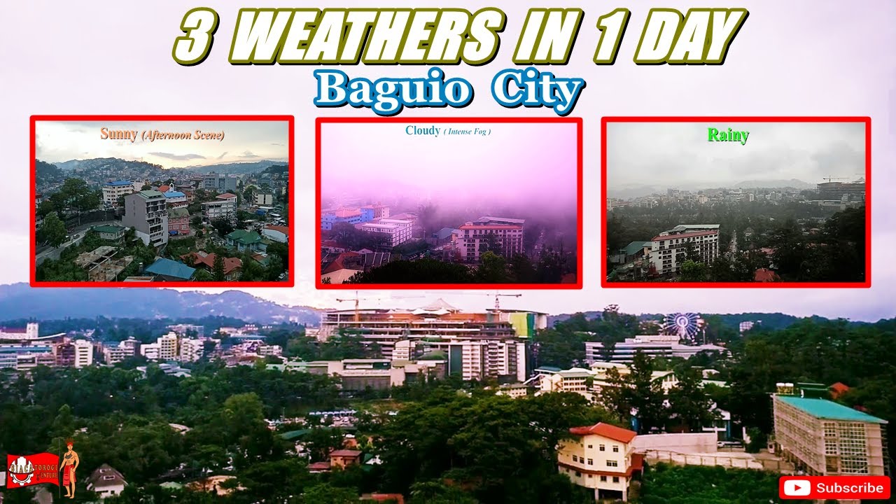 EXPERIENCE 3 WEATHERS IN 1 DAY | BAGUIO CITY | PHILIPPINES COLDEST CITY ...