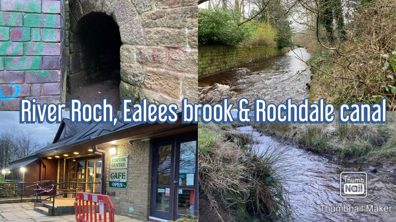 The River Roch, Ealees brook and Rochdale canal, Littleborough ...