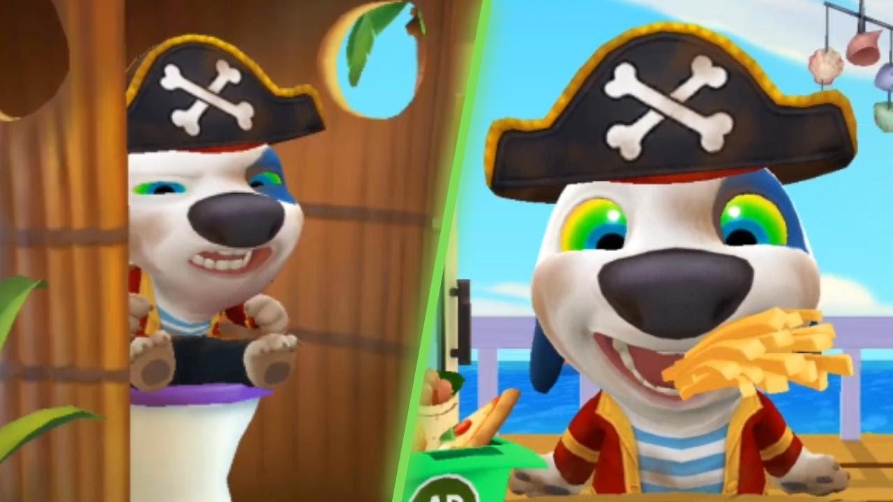 My Talking Hank PIRATE Hank Pooping and Eating - Funny Things - YouTube